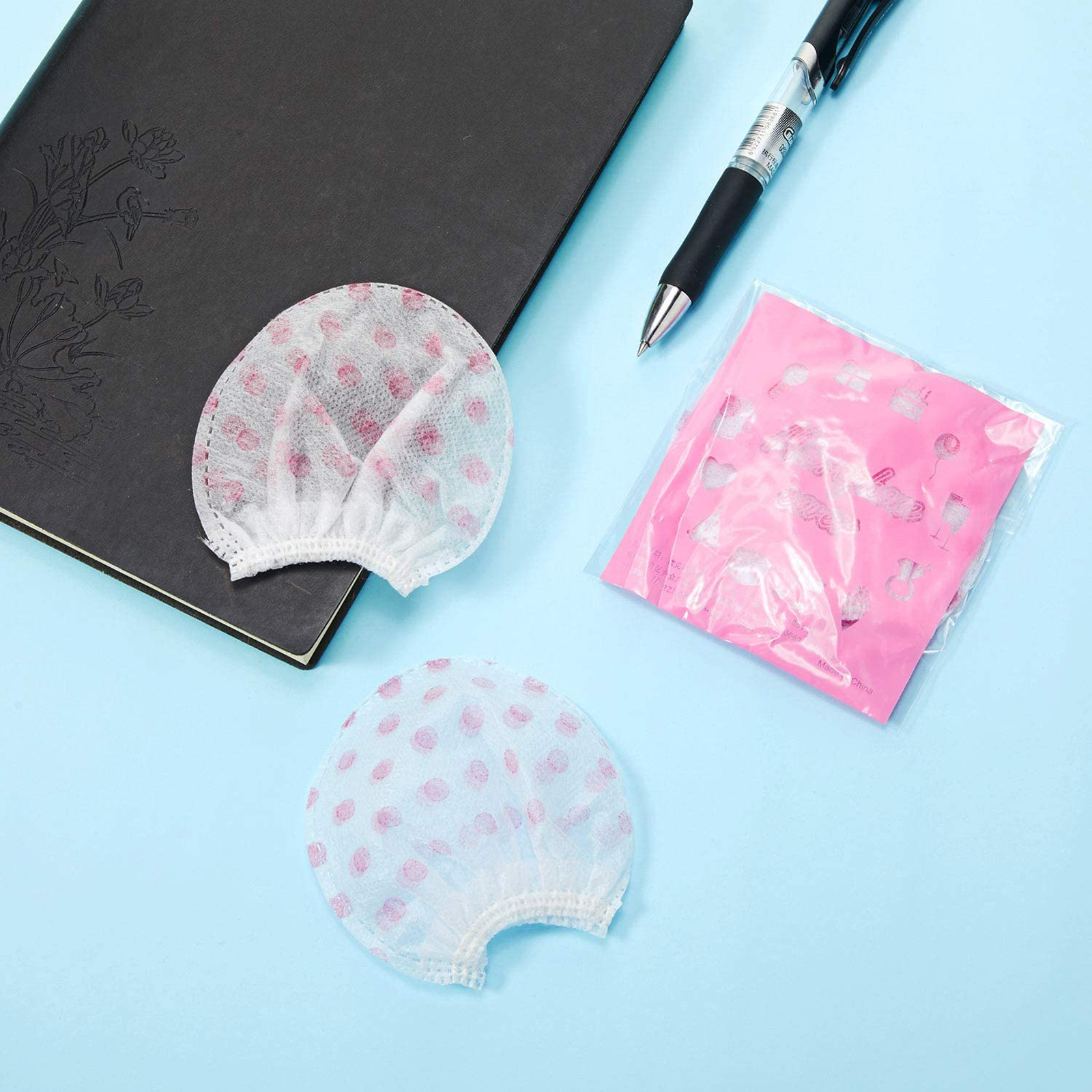 200 PCS (100 Pack) Microphone Hygiene Covers Disposable Non-woven ...